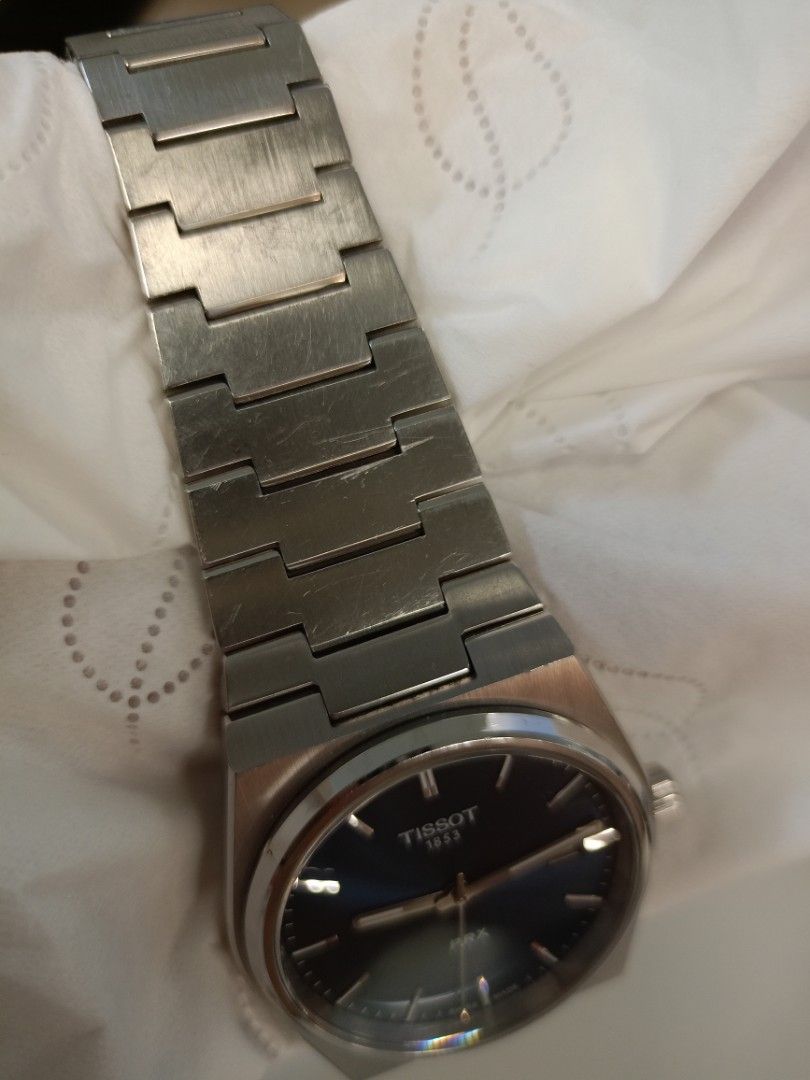 Tissot PRX blue quartz 40mm, Men's Fashion, Watches & Accessories ...