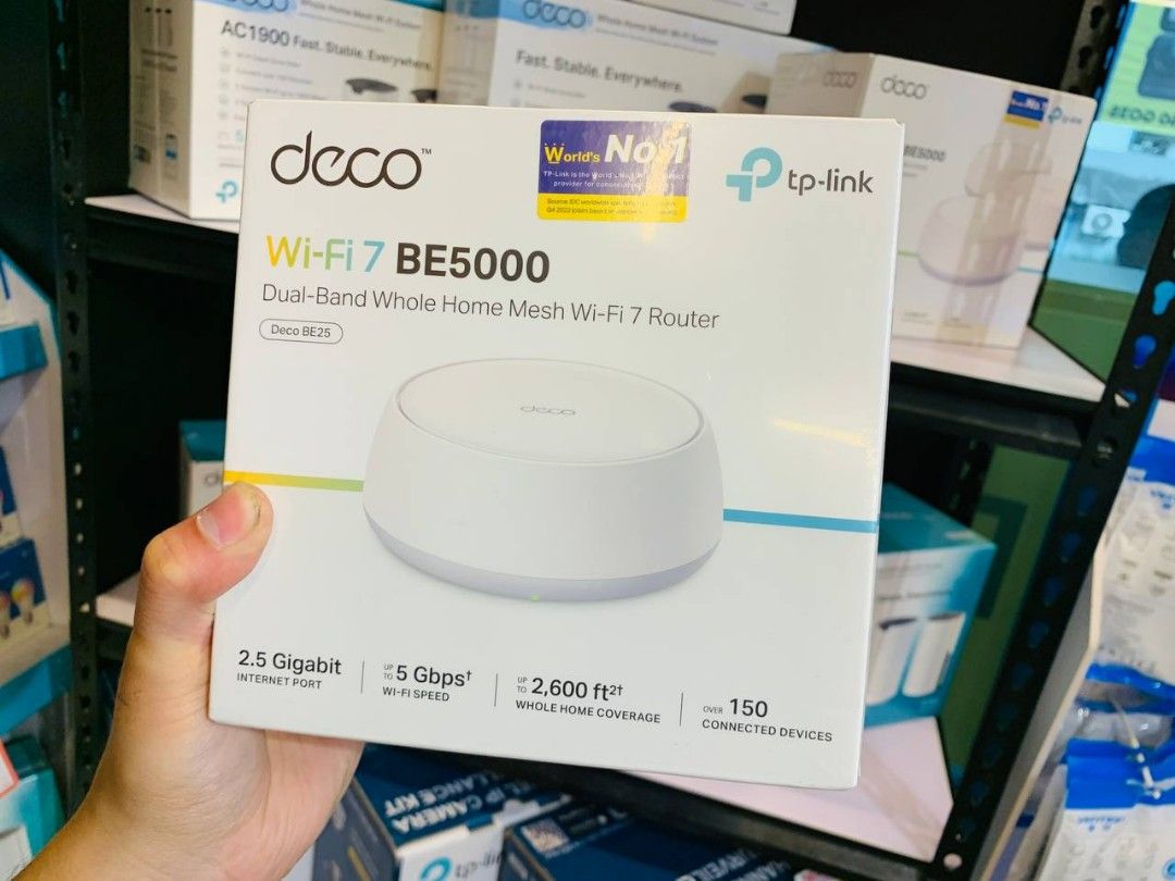 TP-Link Deco BE25 BE5000 WiFi 7 Dual Band Whole Home Mesh Router 1PACK ...