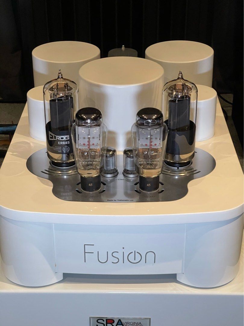 UPDATED! Trafomatic Class A 845 single ended triode direct heated tube power amp with custom ...