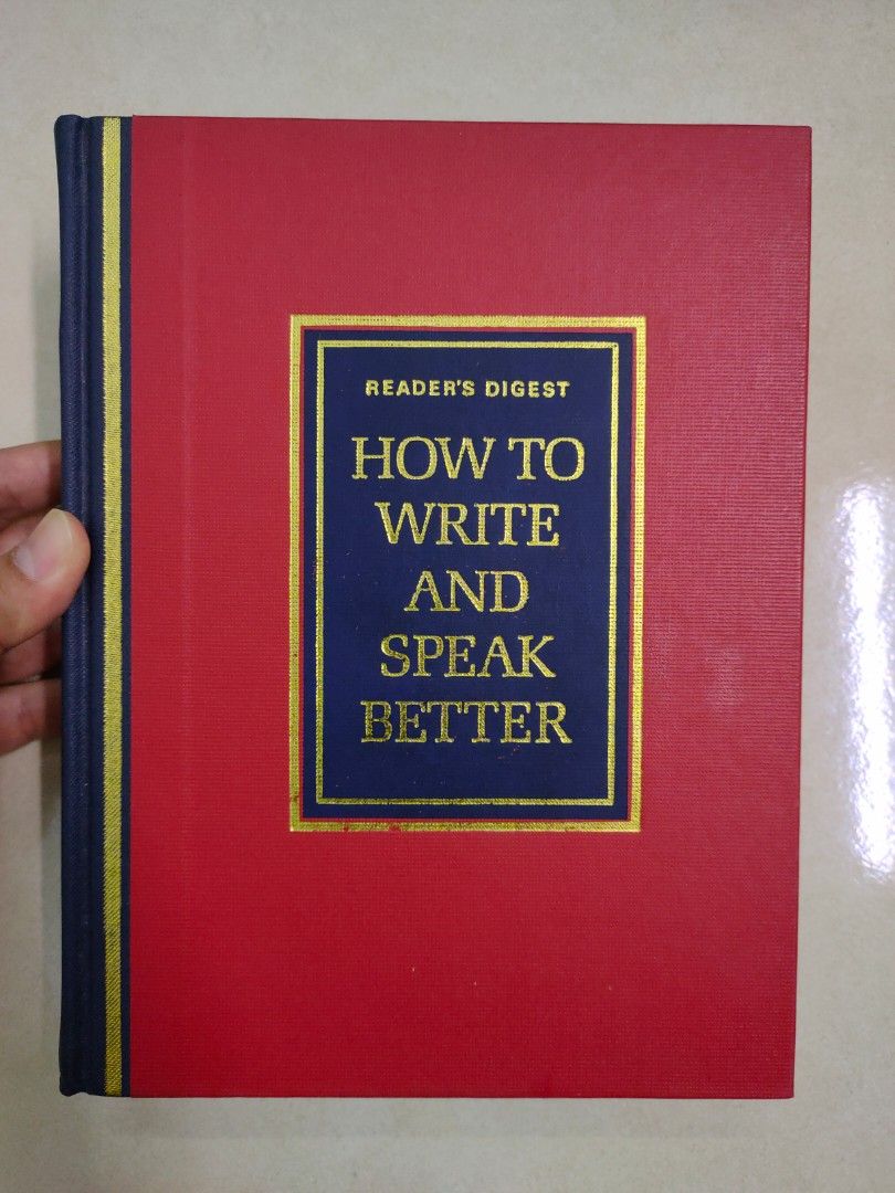 [Used] (Hardcover) Reader's Digest: How to Write and Speak Better ...