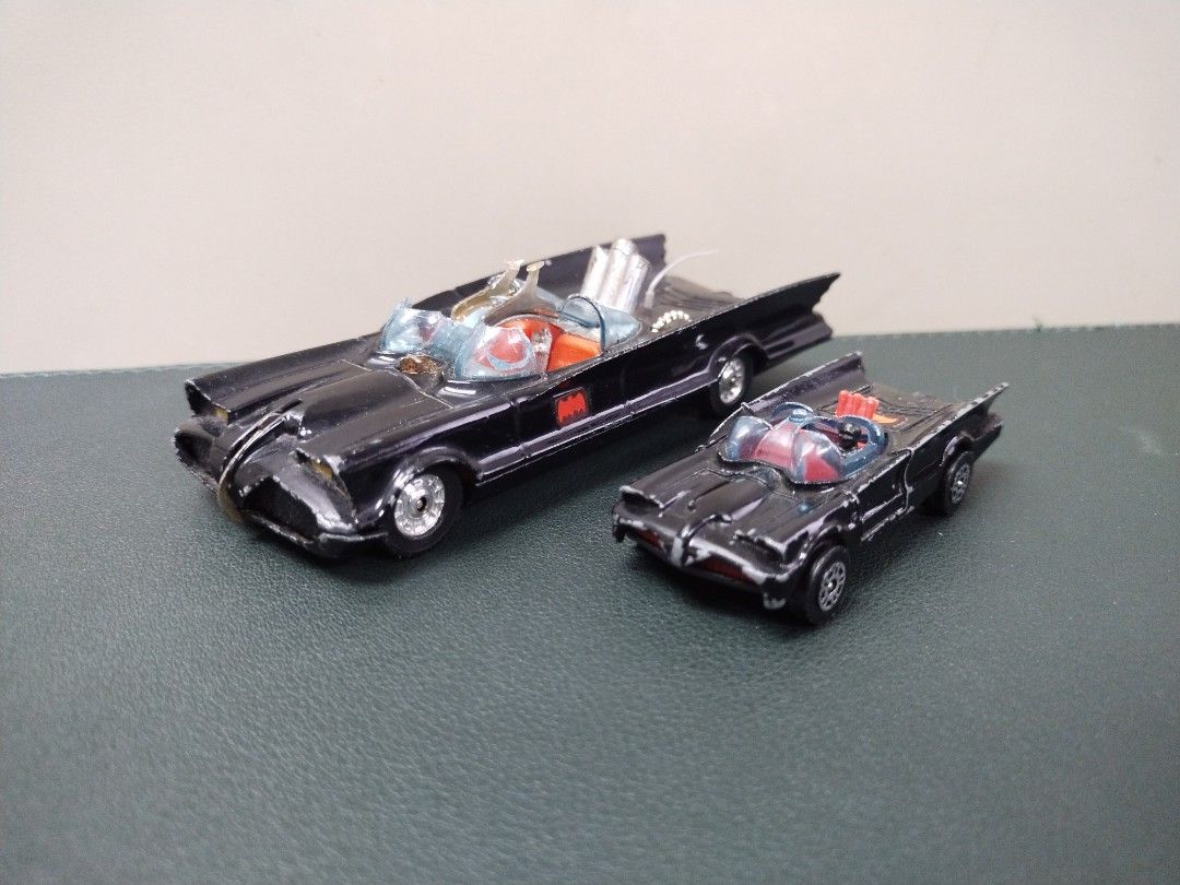 Vintage 1976 Corgi Junior DC Comics Batman Batmobile Diecast + Corgi ...