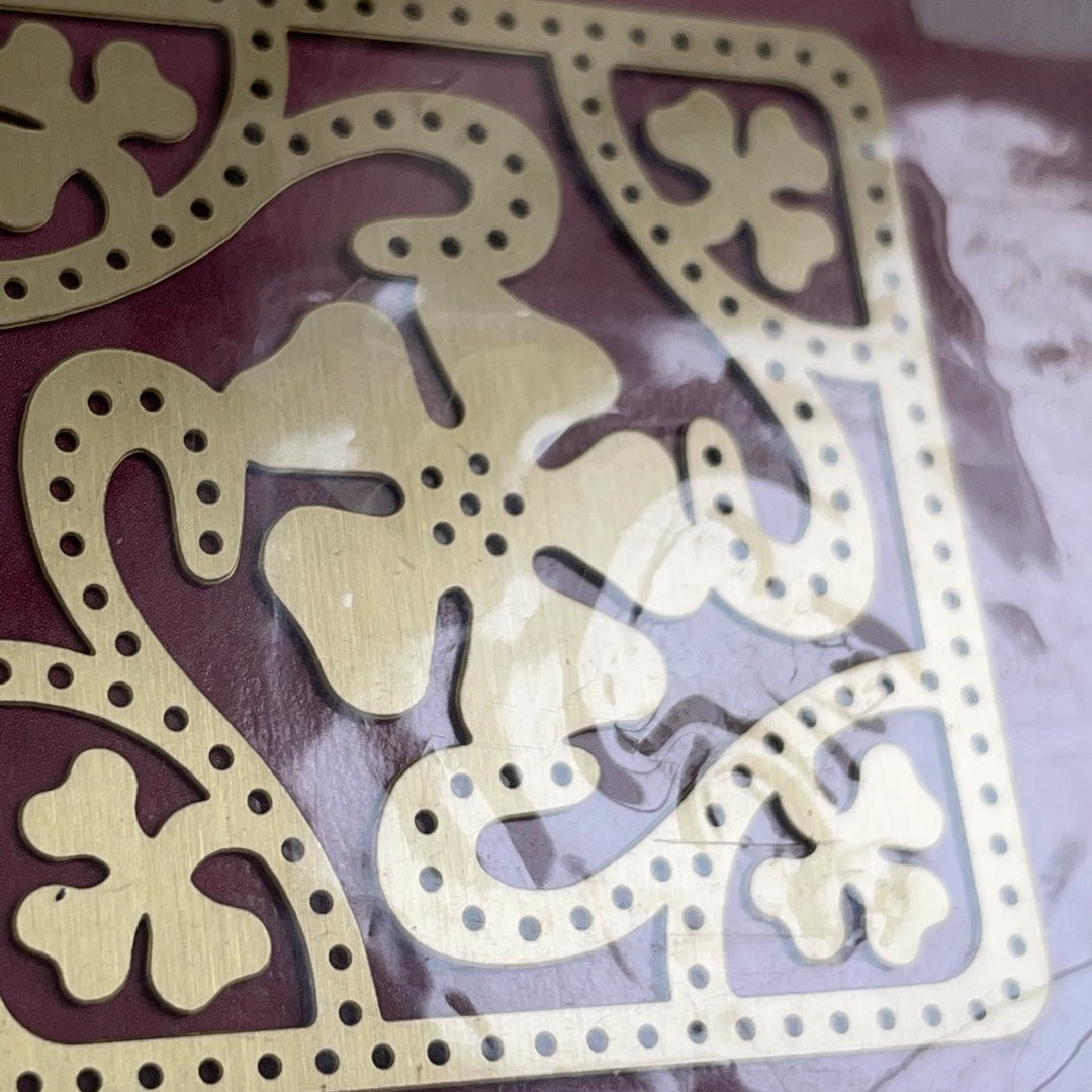 VINTAGE PIERCING TEMPLATE Metal Sheet American Traditional Designs ...