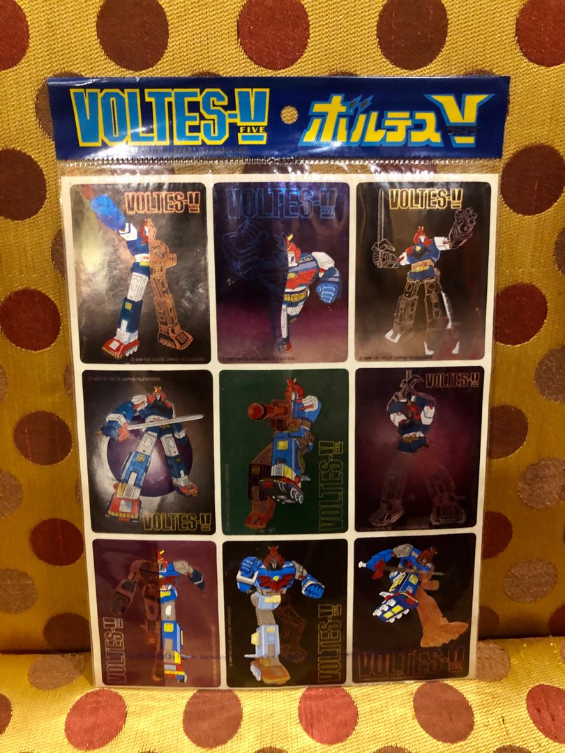 Vintage Voltes V Sticker 1999 TOEI CO.LTD JAPAN, Hobbies & Toys ...