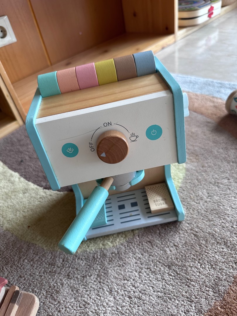Wooden coffee maker anko Australia, Bayi & Anak, Mainan & Baby Walker ...