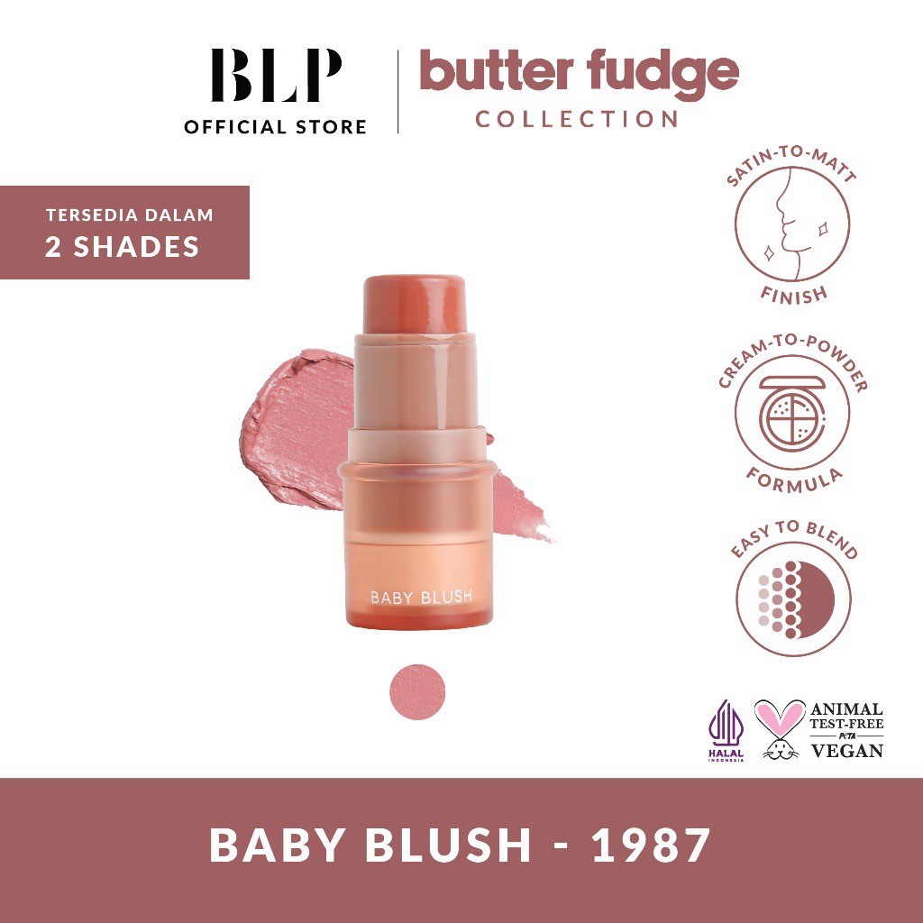1987 BLP - Baby Blush - 4.5gr - Blush On - Butter Fudge Collection ...