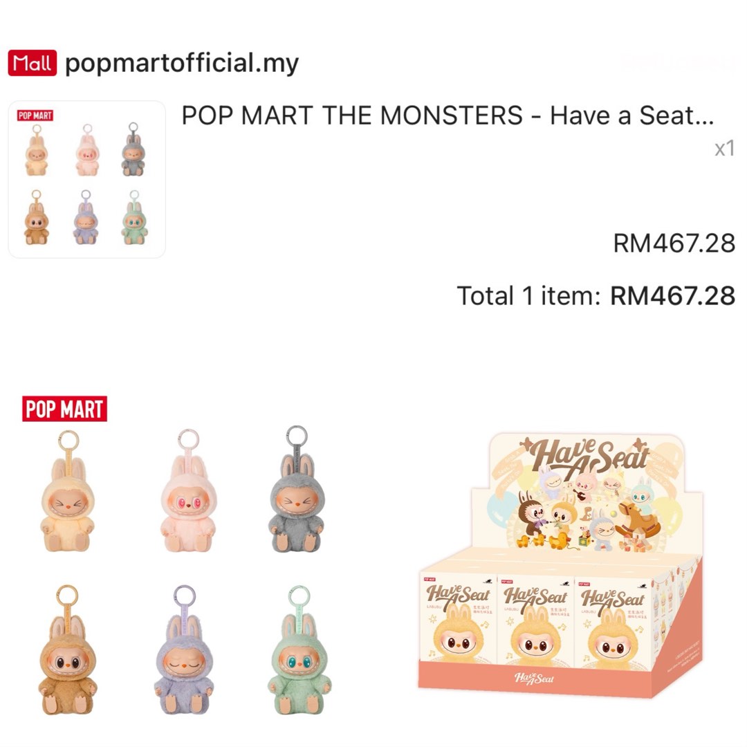 New Year Deal! (Ready Stock) Original Pop Mart THE MONSTERS Labubu V2 ...