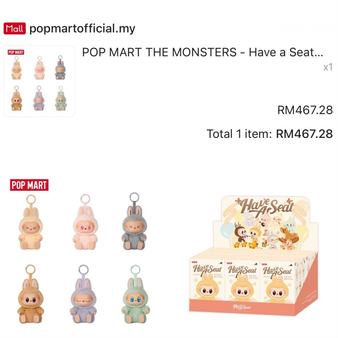 Weekend Deal! (Ready Stock) Original Popmart THE MONSTERS Labubu V2 ...