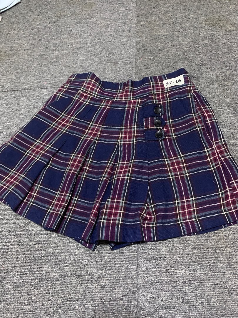 3 for 100 checkered palda short, Women's Fashion, Bottoms, Skirts on ...