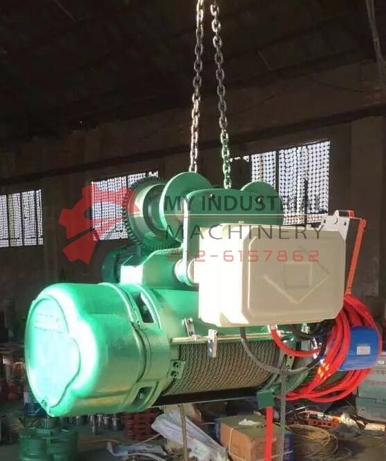 3 Ton Electric Wirehoist Vertical & Horizontal I-Beam Remote Control Steel Wire Rope Lifting ...