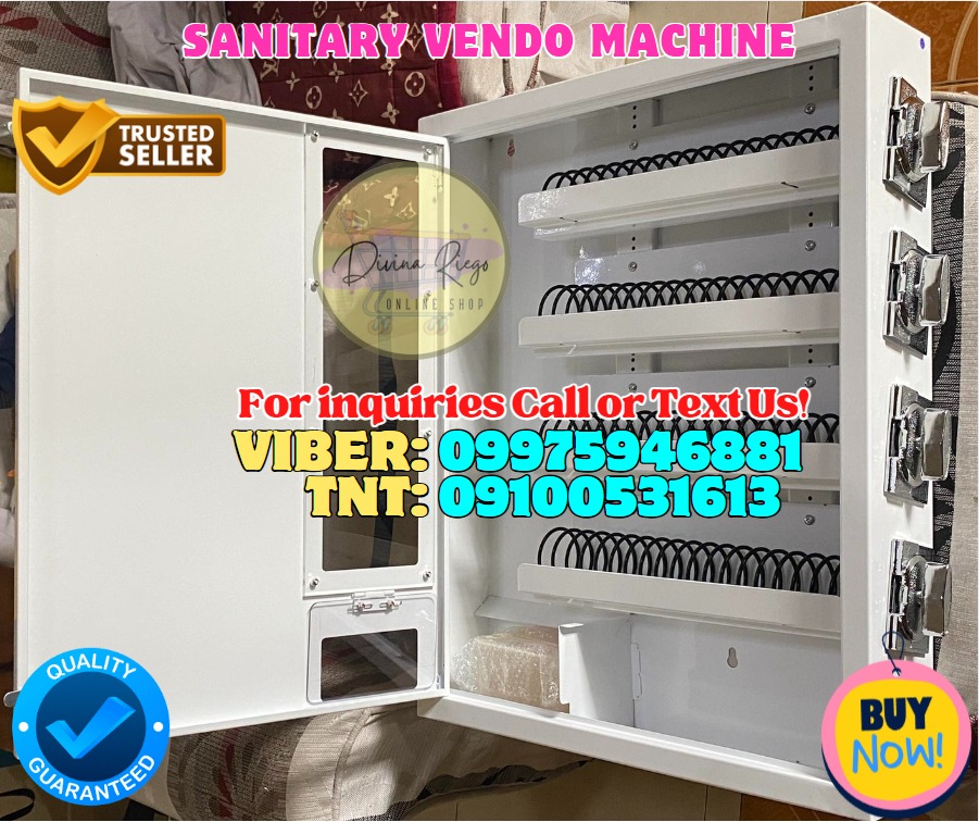 4 Layers Sanitary Napkin and Tissue Vending Machine, Furniture & Home ...