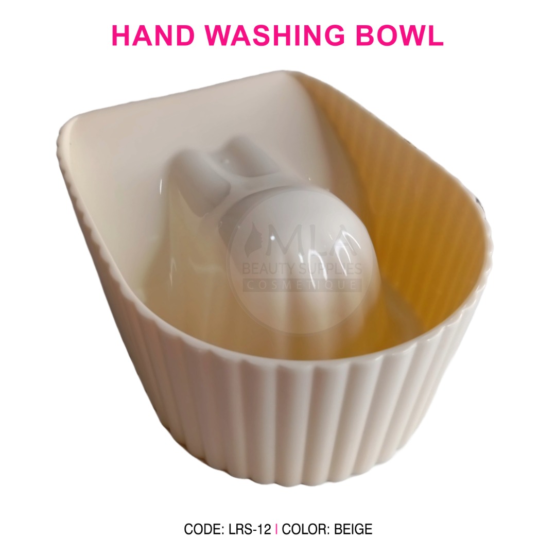 Acrylic Handwashing Bowl (Biege), Beauty & Personal Care, Hands & Nails ...