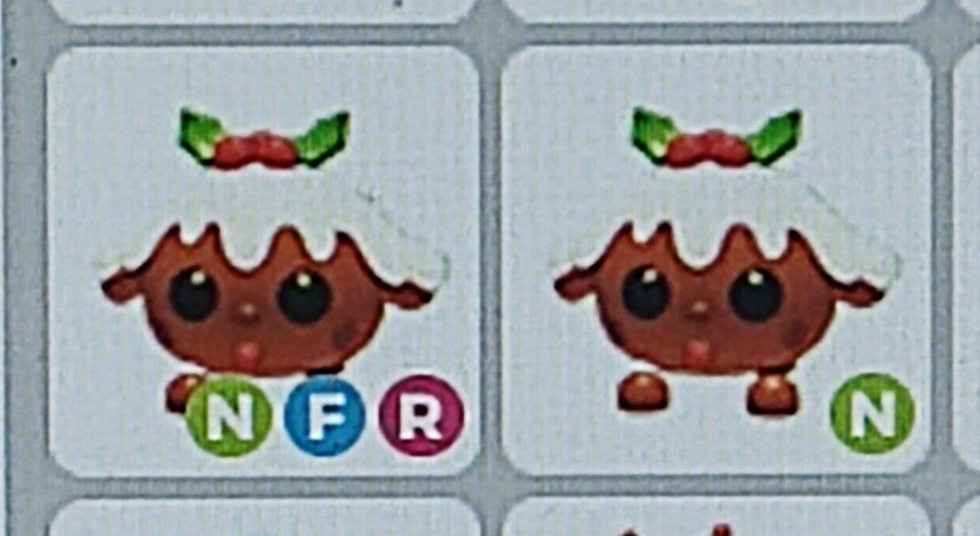 Adopt me 2 neon pudding pups, Video Gaming, Gaming Accessories, In-Game ...