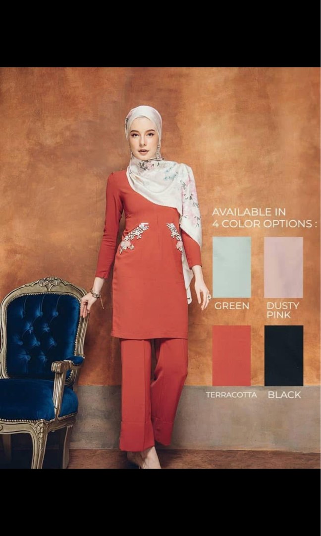Ameena suit minaz leeyanarahman, Women's Fashion, Muslimah Fashion ...