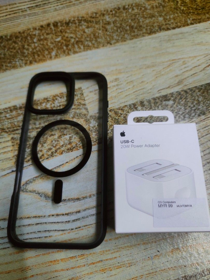 Apple Original adapter & X one casing to let go (Iphone 16 Pro Max ...