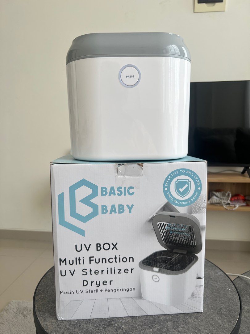 Basic Baby Alat Steril Botol Susu Bottle Sterilizer UV Box Pengering Botol, Bayi & Anak ...