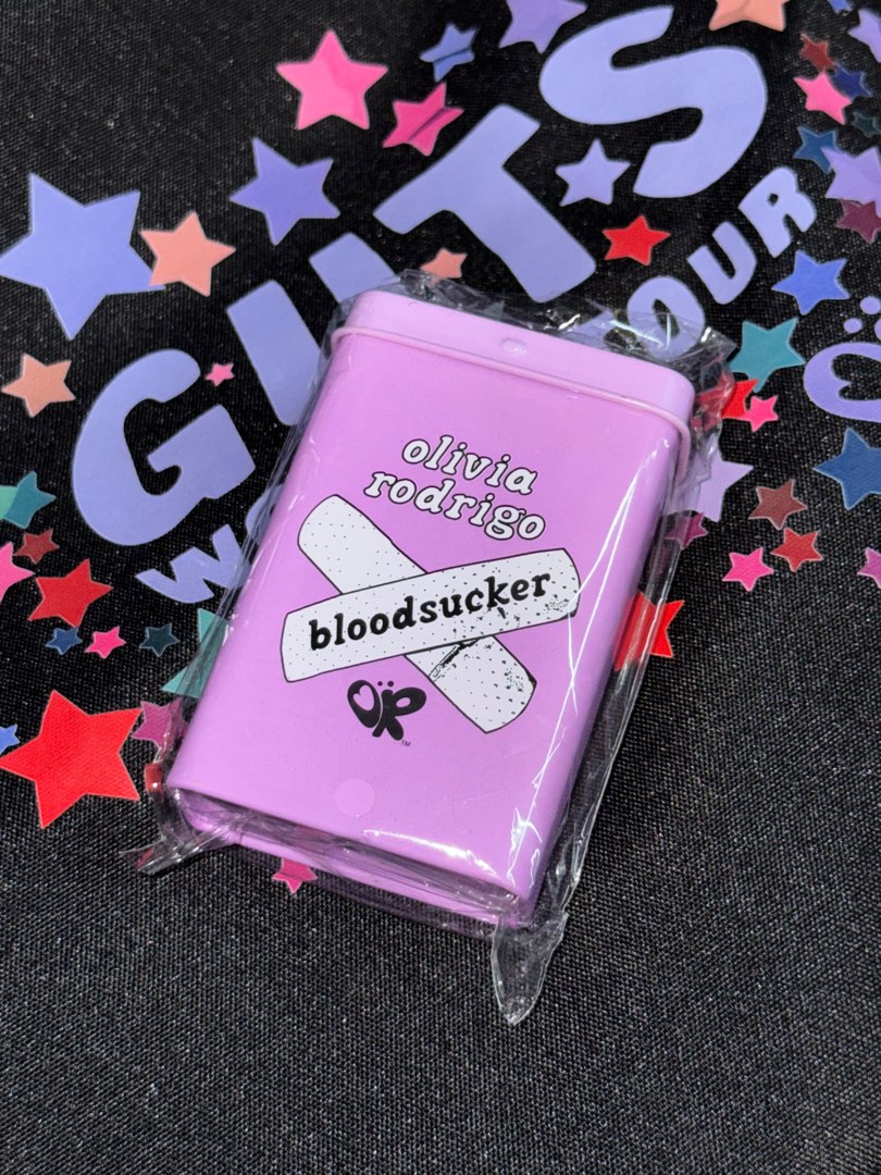 Bandage Tin Olivia Rodrigo Guts World Tour Manila, Hobbies & Toys ...