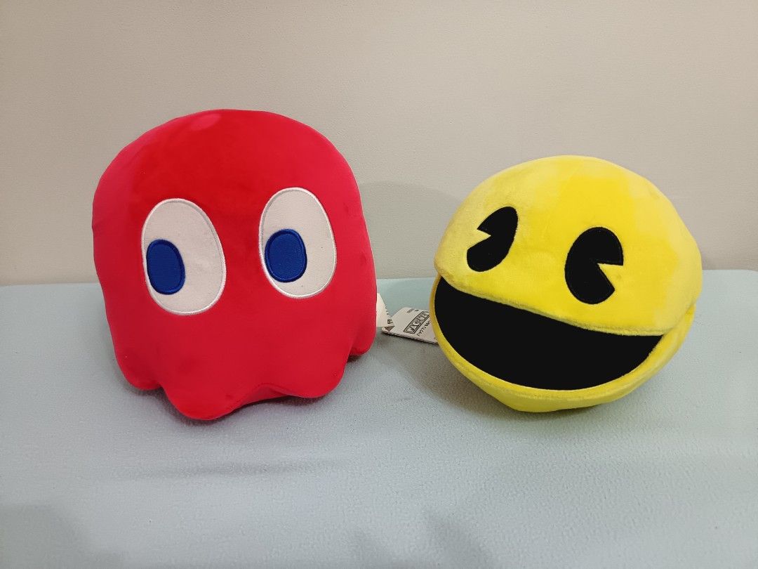 Bandai Japan Pac-Man & Red Monster Stuffed Plush Toys, Hobbies & Toys ...