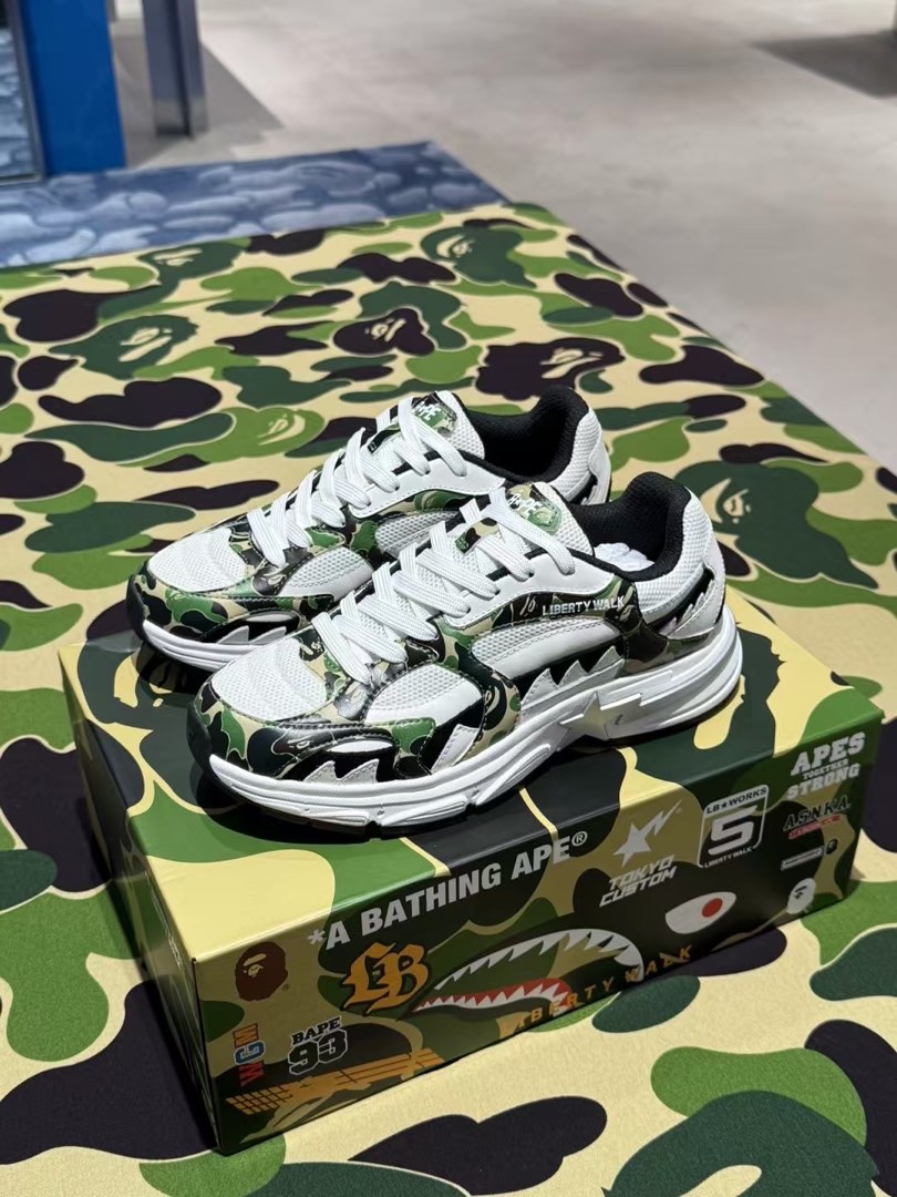 BAPE X LIBERTY WALK SHARK STA, Women's Fashion, Footwear, Sneakers on ...