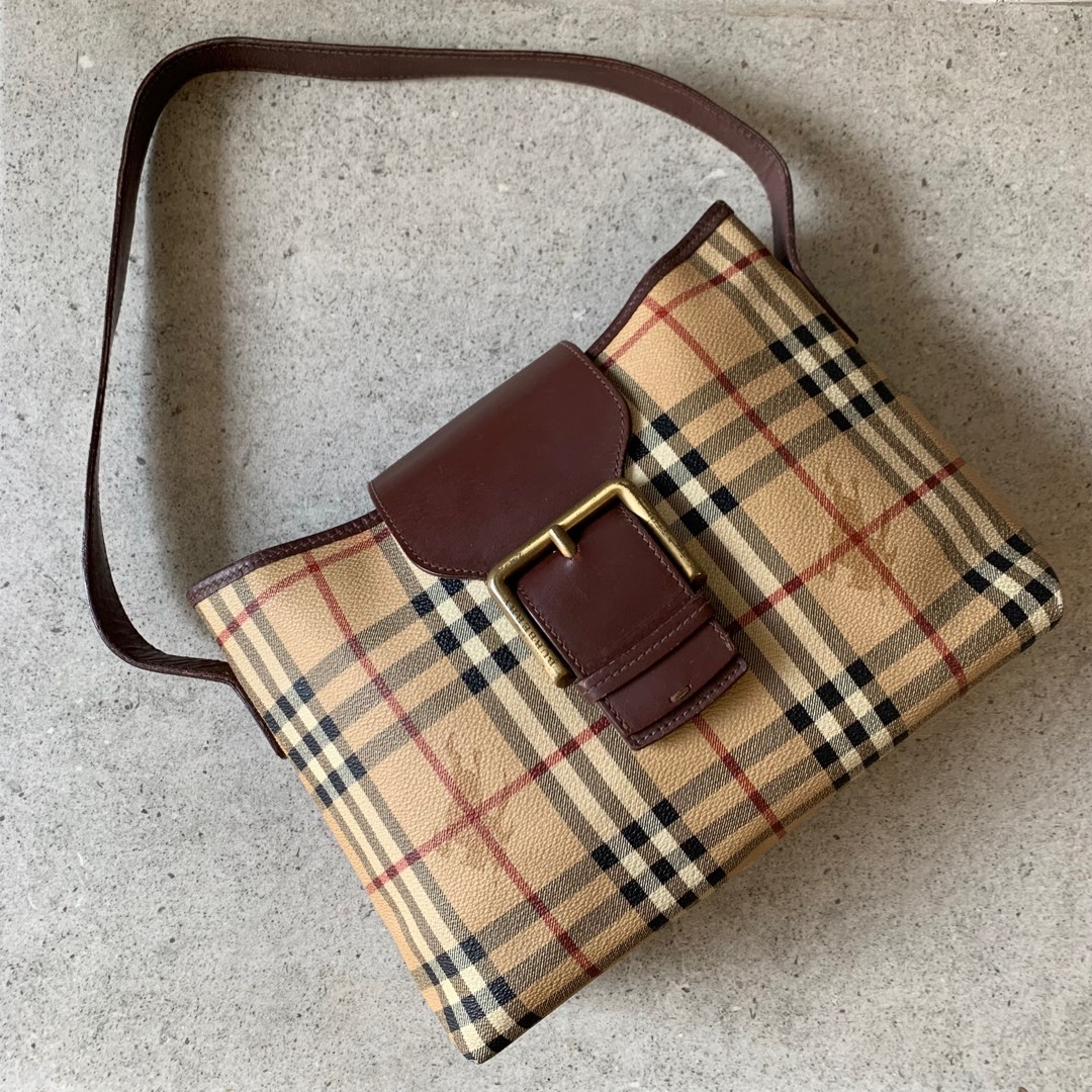 Burberry Nova Authentic, Fesyen Wanita, Tas & Dompet di Carousell