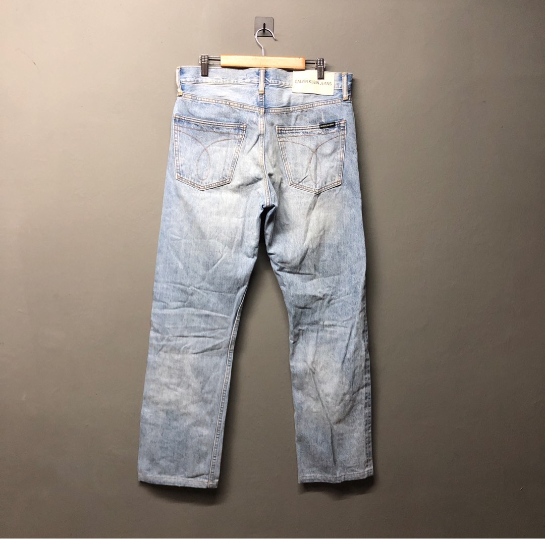 Calvin Klein Japanese Selvedge, Men's Fashion, Bottoms, Jeans on Carousell