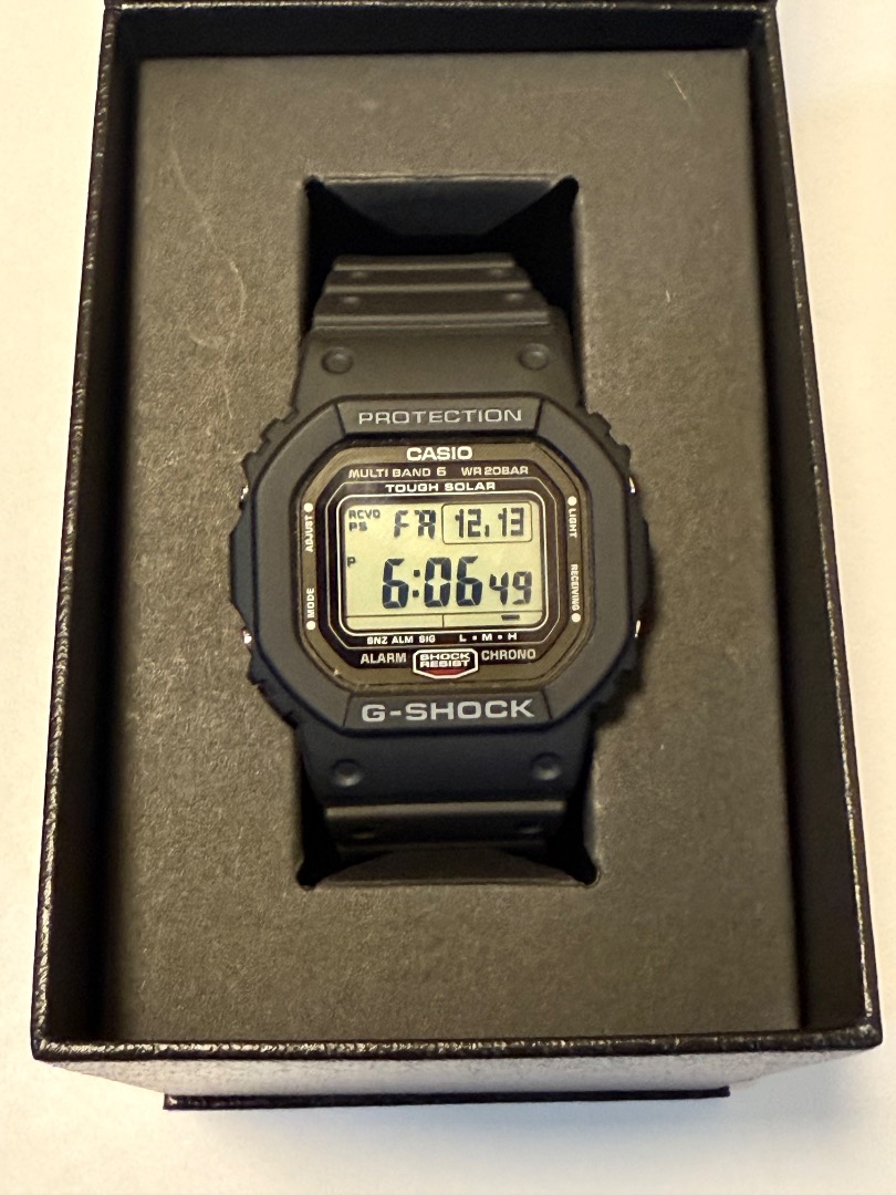 Casio GW-5000U 1JF, 男裝, 手錶及配件, 手錶 - Carousell
