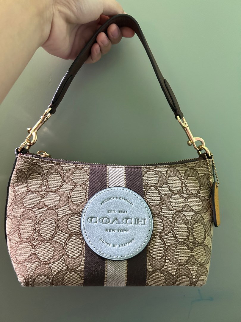 Coach dempsey shoulder bag in signature jacquard, Women's Fashion, Bags ...