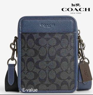 Coach Original Signature Black / Brown Men Wallet + Card Holder Gift ...