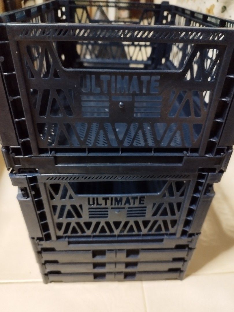 Daiso stackable trays, Furniture & Home Living, Home Improvement ...