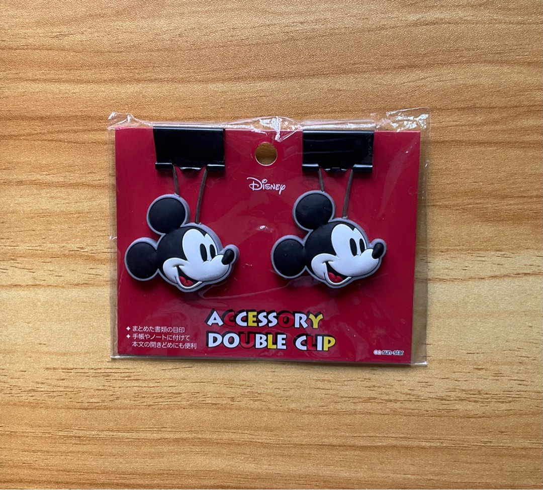 Disney Mickey Mouse Binder Clip, Hobbies & Toys, Stationary & Craft ...