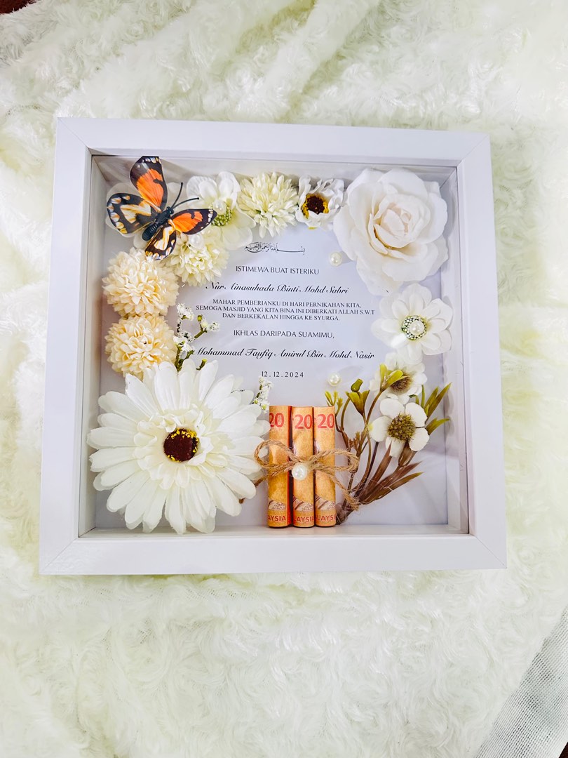 Frame+deco Mas kawin, Hobbies & Toys, Stationery & Craft, Craft ...