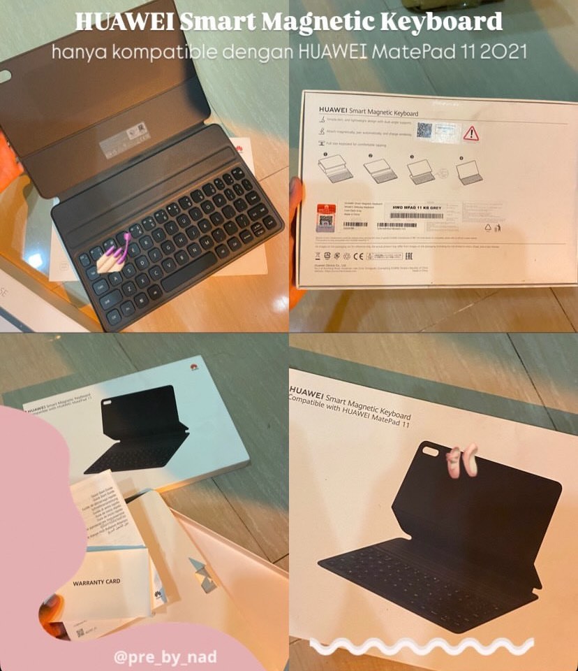 HUAWEI Smart Magnetic Keyboard (Matepad 11 2021), Telepon Seluler ...