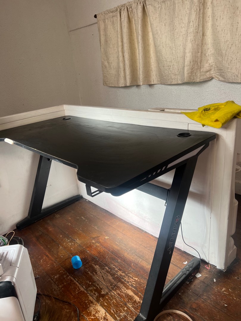 Inplay computer table with light, Furniture & Home Living, Office ...