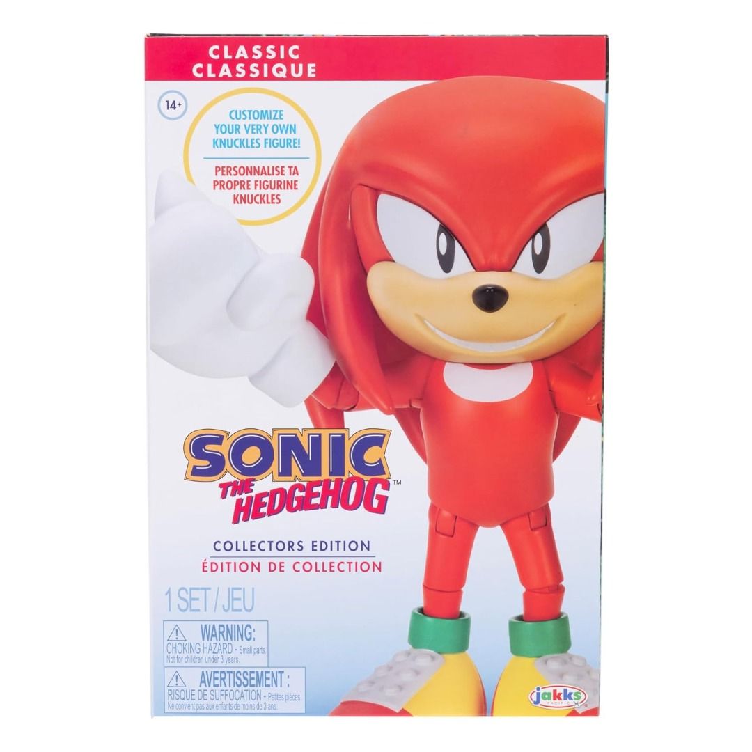 Jakks Sonic The Hedgehog Knuckles Collector Edition Action Figure Doll ...