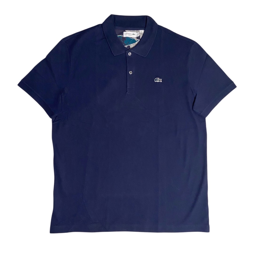 LACOSTE POLO SHIRT (NAVY BLUE / CAMOU PATCH) BRAND NEW (with tag ...
