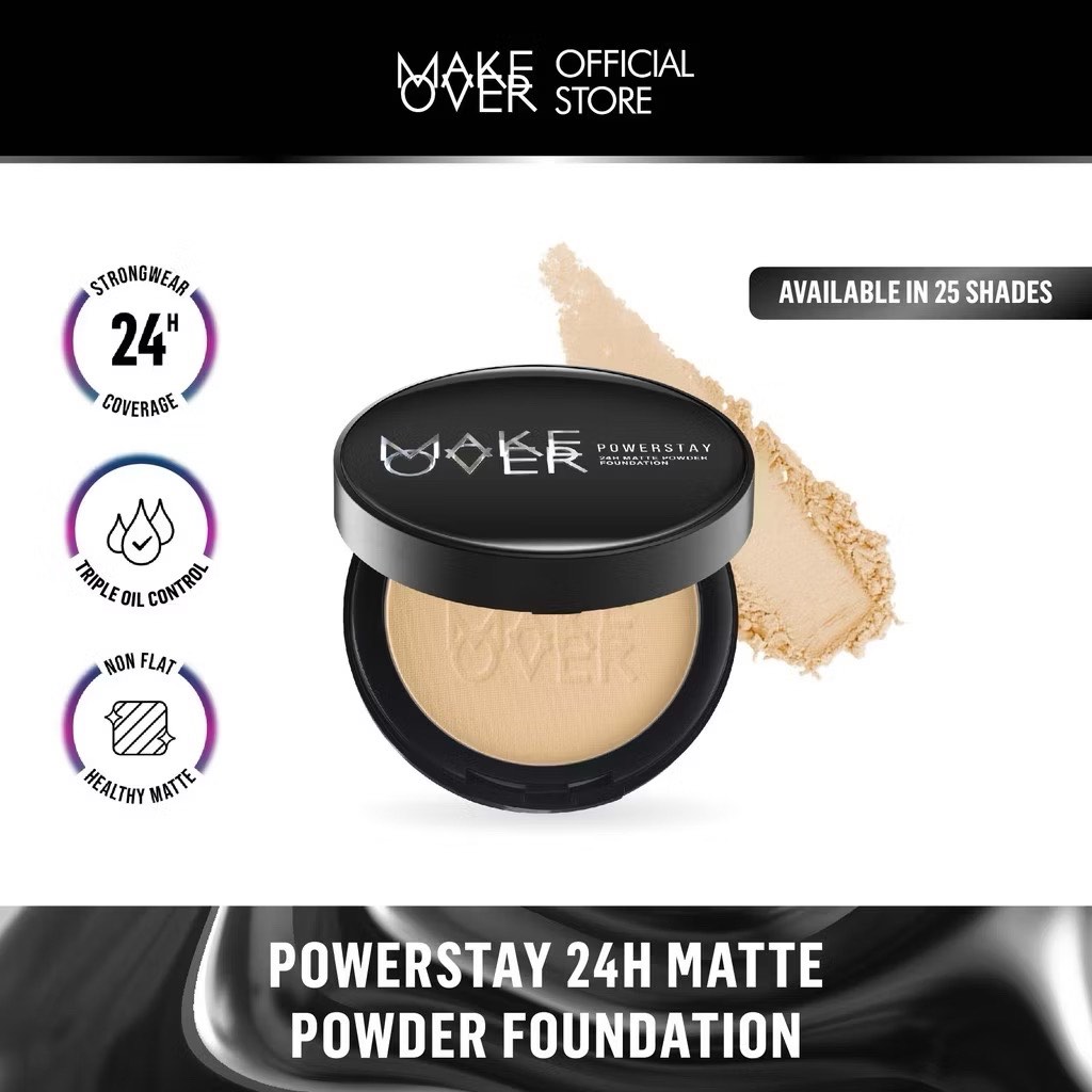 Make Over Powerstay 24H Matte Powder Foundation, Beauty & Personal Care ...