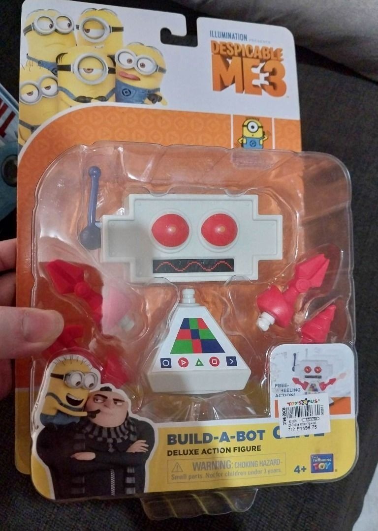 Minions action figure Clive the robot original thinkway, Hobbies & Toys ...