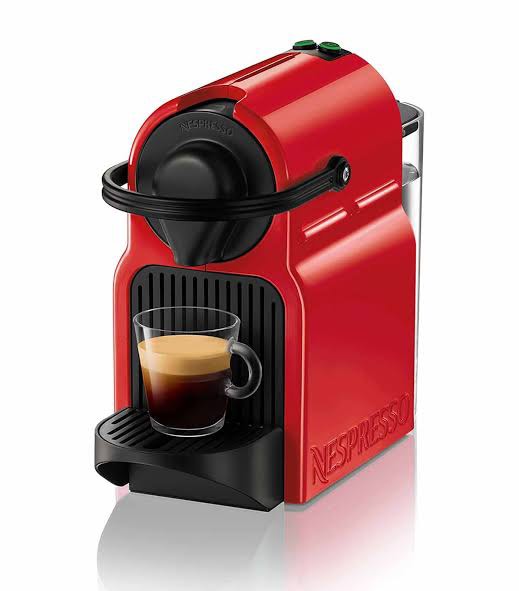 Nespresso Inissia - Ruby Red, TV & Home Appliances, Kitchen Appliances ...