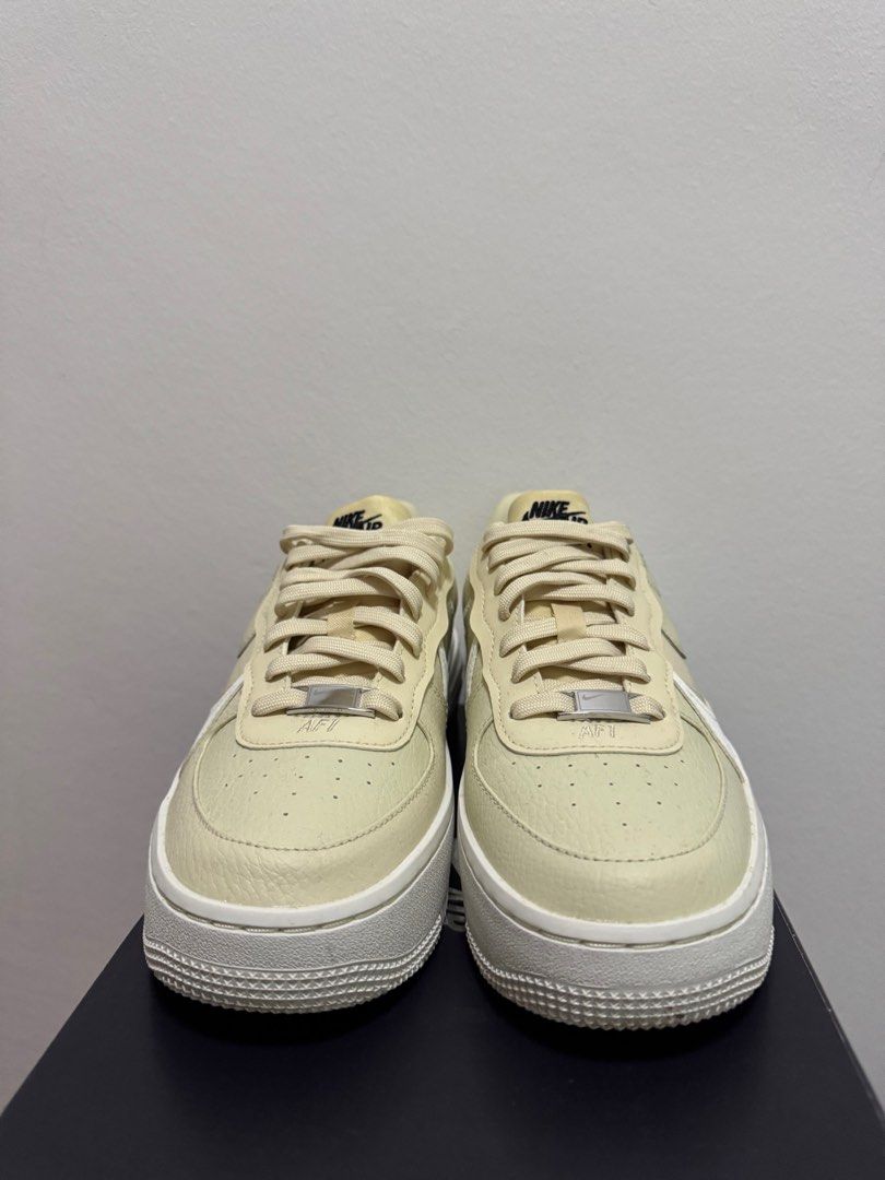 Nike Air Force 1 Platform (Fossil/Sail/ Summit), Women's Fashion ...