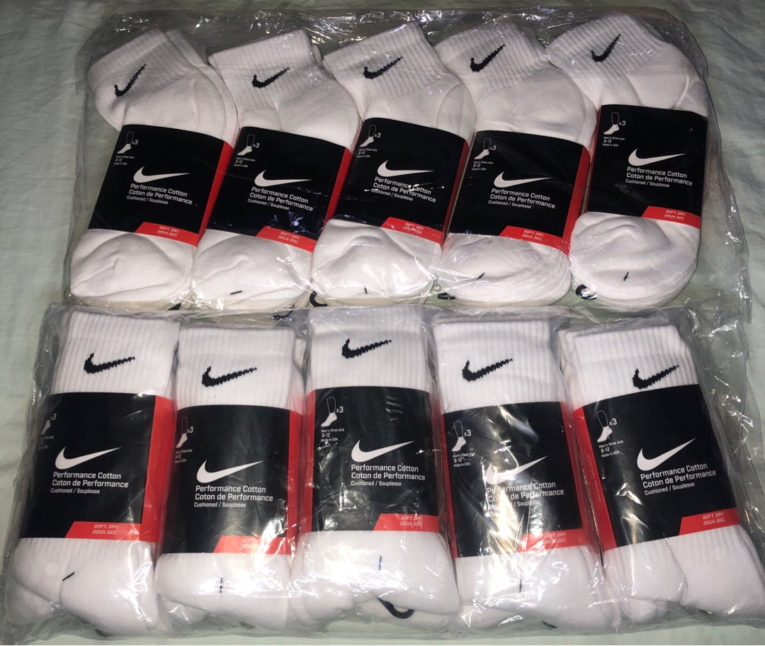 NIKE SWOOSH MID AND HIGH CUT SOCKS, Men's Fashion, Watches ...