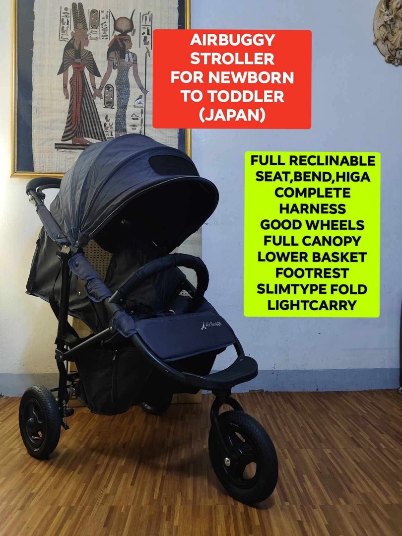 ORIGINAL AIRBUGGY BRAND STROLLER FOR NEWBORN TO TODDLER, Babies & Kids, Going Out, Strollers on ...