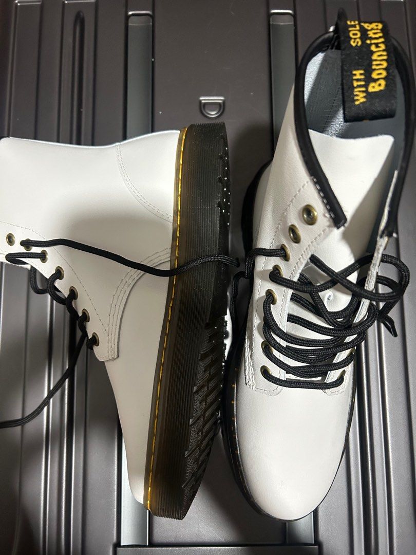 Original Doc Martens white boots, Men's Fashion, Footwear, Boots on ...