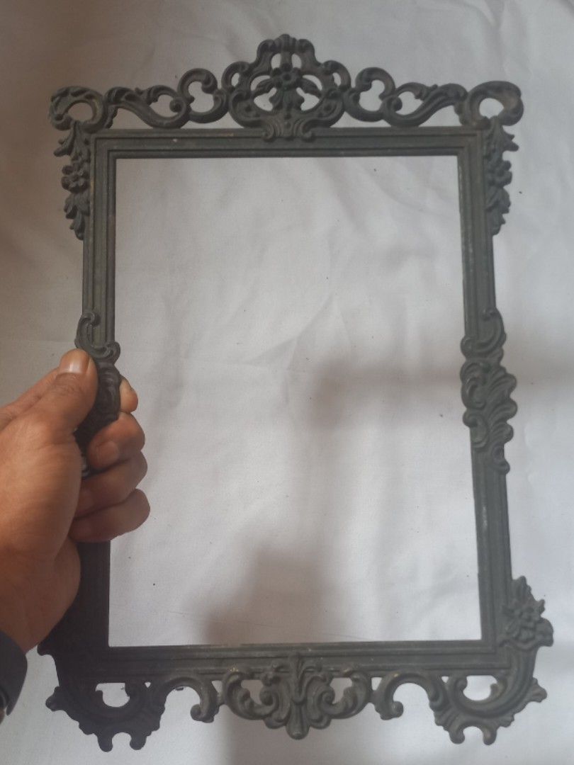 Pating Printil Bingkai Frame Foto Jadul Vintage Made In Italy - Uk 32cm ...