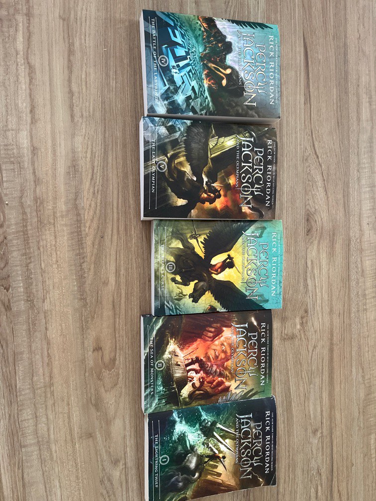 Percy Jackson Set 5books , Hobbies & Toys, Books & Magazines ...