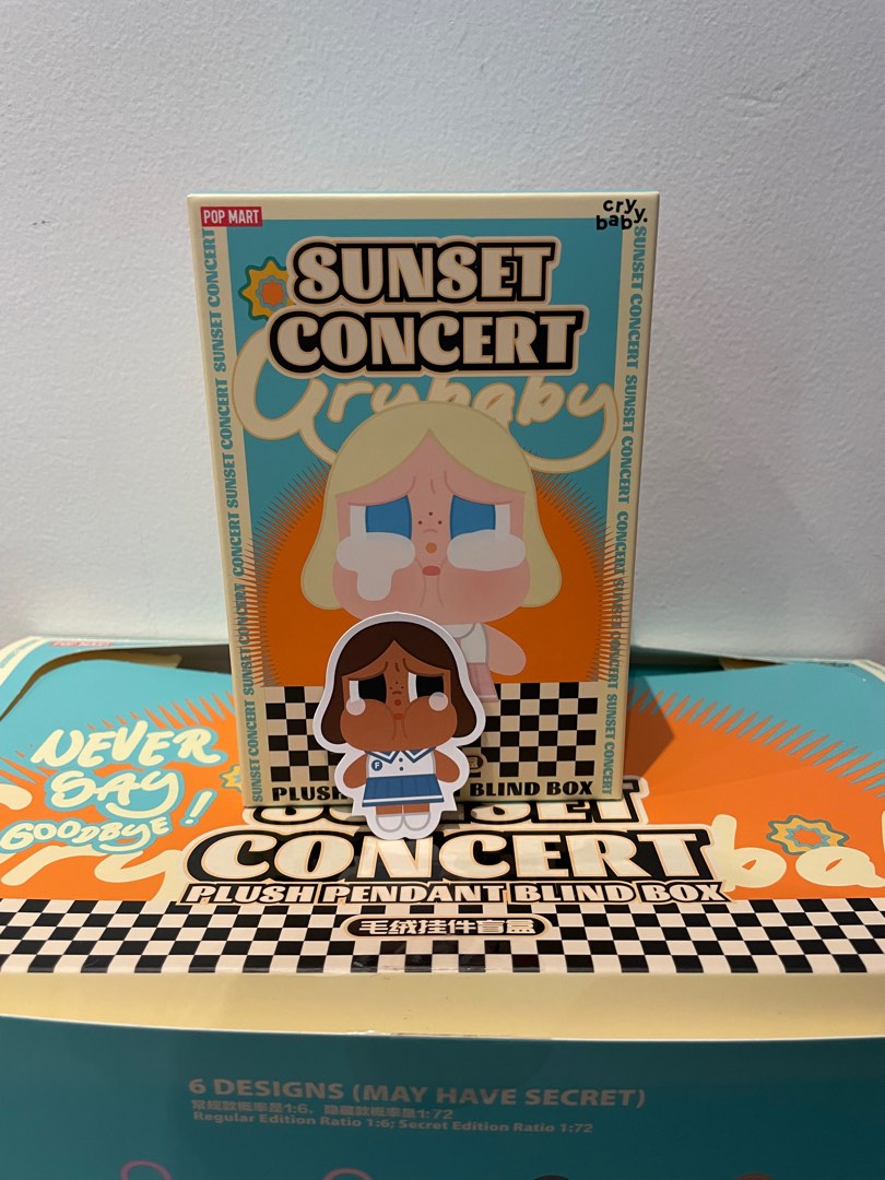Pop mart cry baby sunset concert bukan labubu, Toys & Collectibles ...