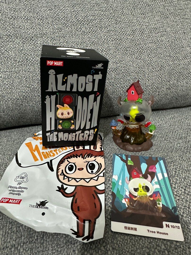 Pop mart The monsters Labubu Almost hidden tree house, Hobbies & Toys ...