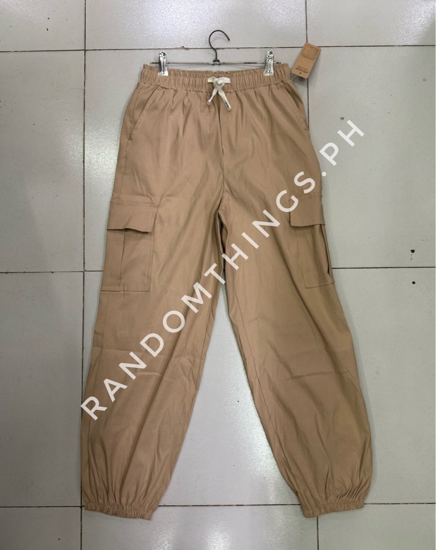 Posh fashion parachute leg cargo trouser, Women's Fashion, Bottoms ...