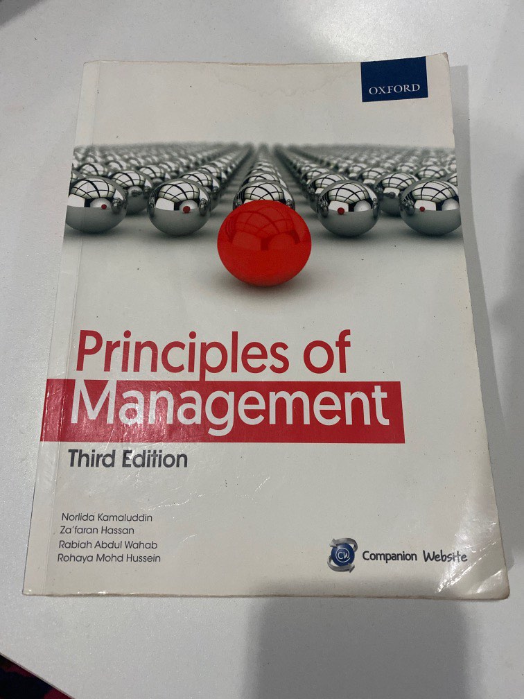 Principles of Management Third Edition, Hobbies & Toys, Books ...