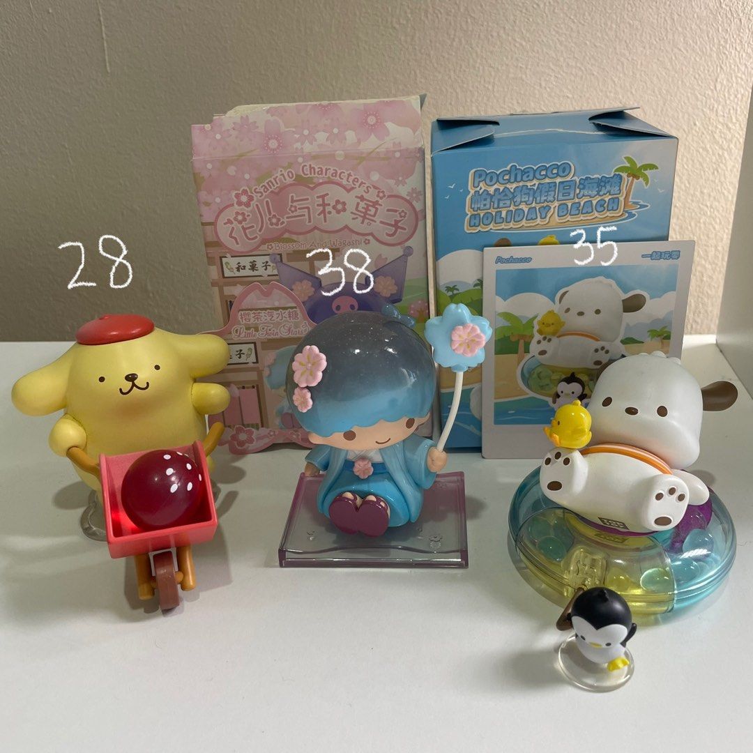 Sanrio Official Top Toy Miniso Blind Box Characters Figure Pompompurin ...