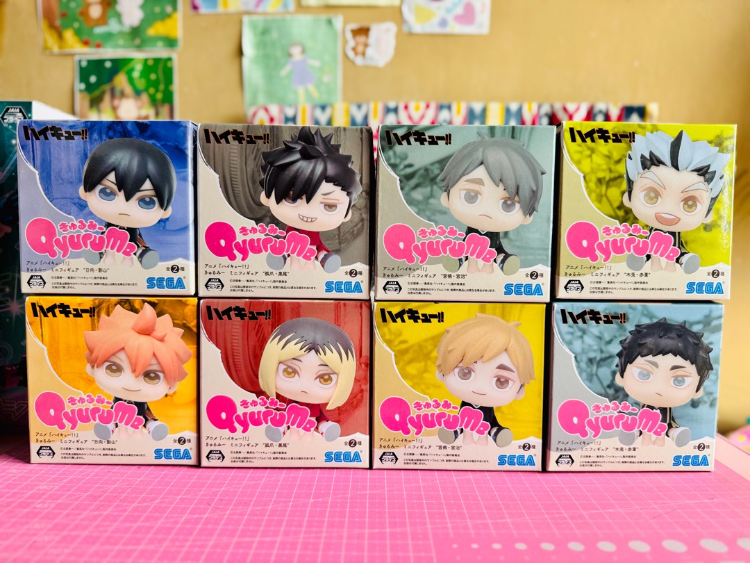 SEGA Haikyu!! QyuruMe Kyurumi Mini Figure Collections Dumpster Battle ...