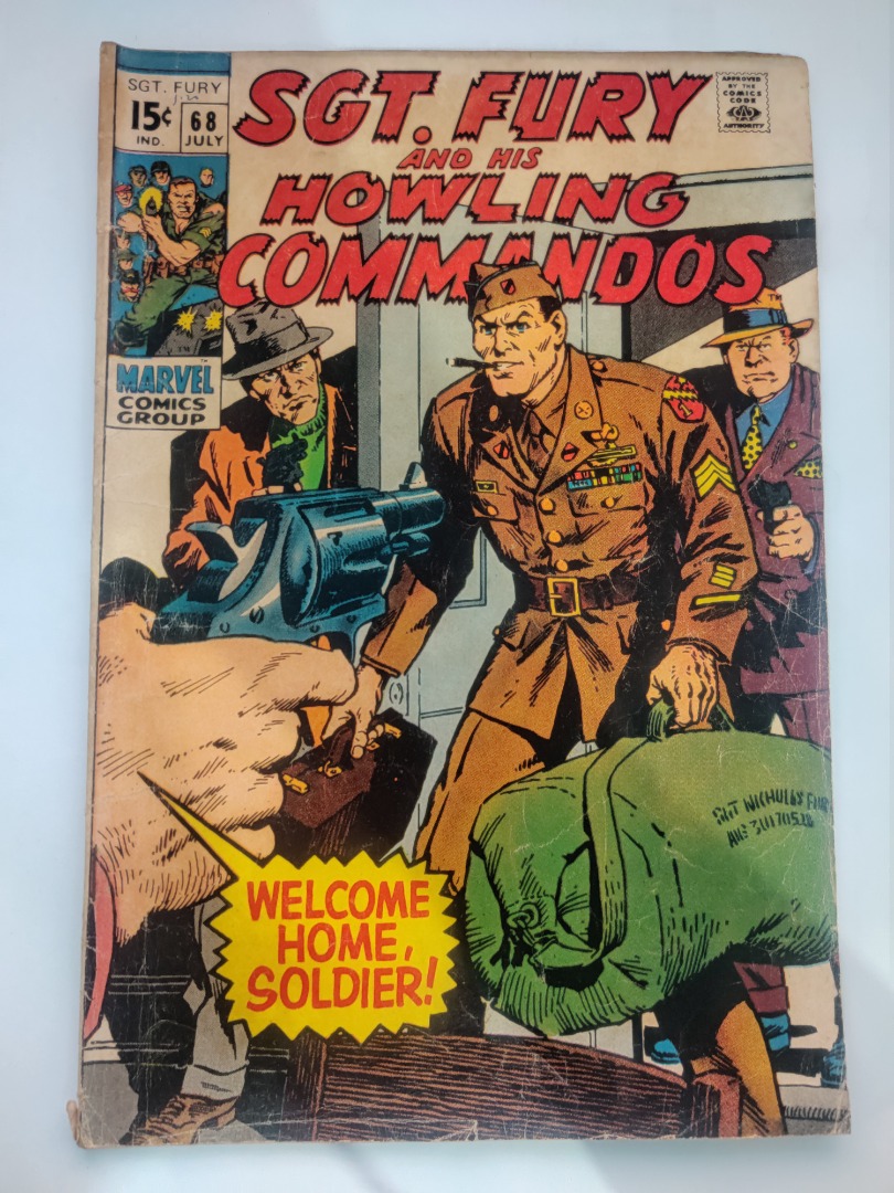 Sgt. Fury and His Howling Commandos Vol. 1 (1963) #68 Newsstand, Hobbies & Toys, Books ...